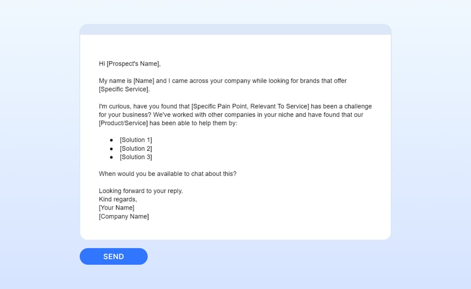 10 Best Cold Email Templates for B2B Sales | CIENCE 10 Best Cold Email Templates for B2B Sales | CIENCE
