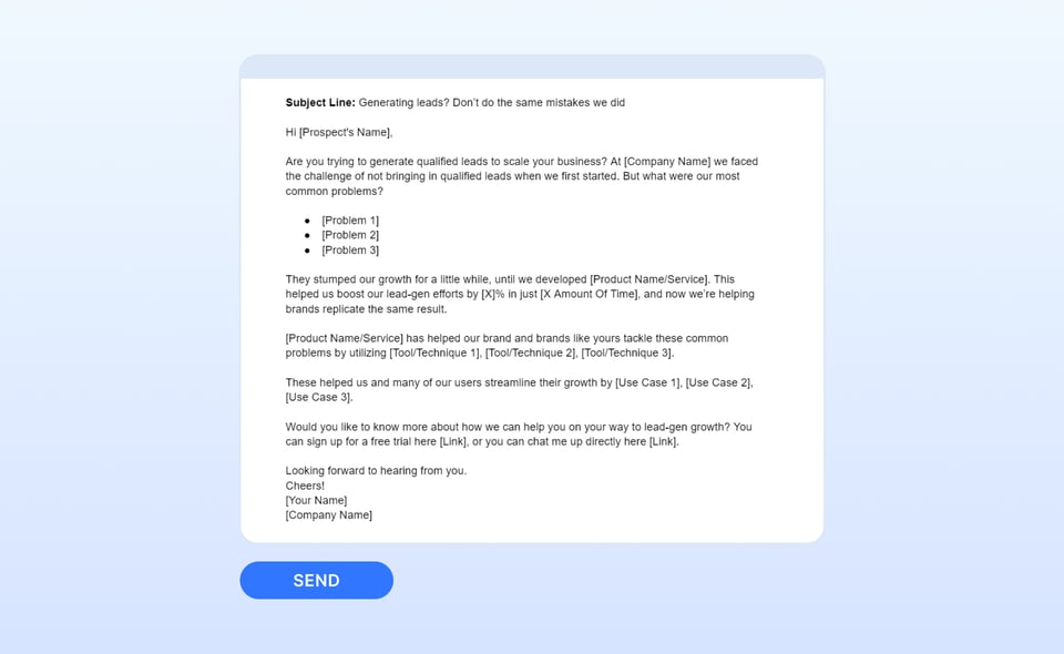 10 Best Cold Email Templates for B2B Sales | CIENCE